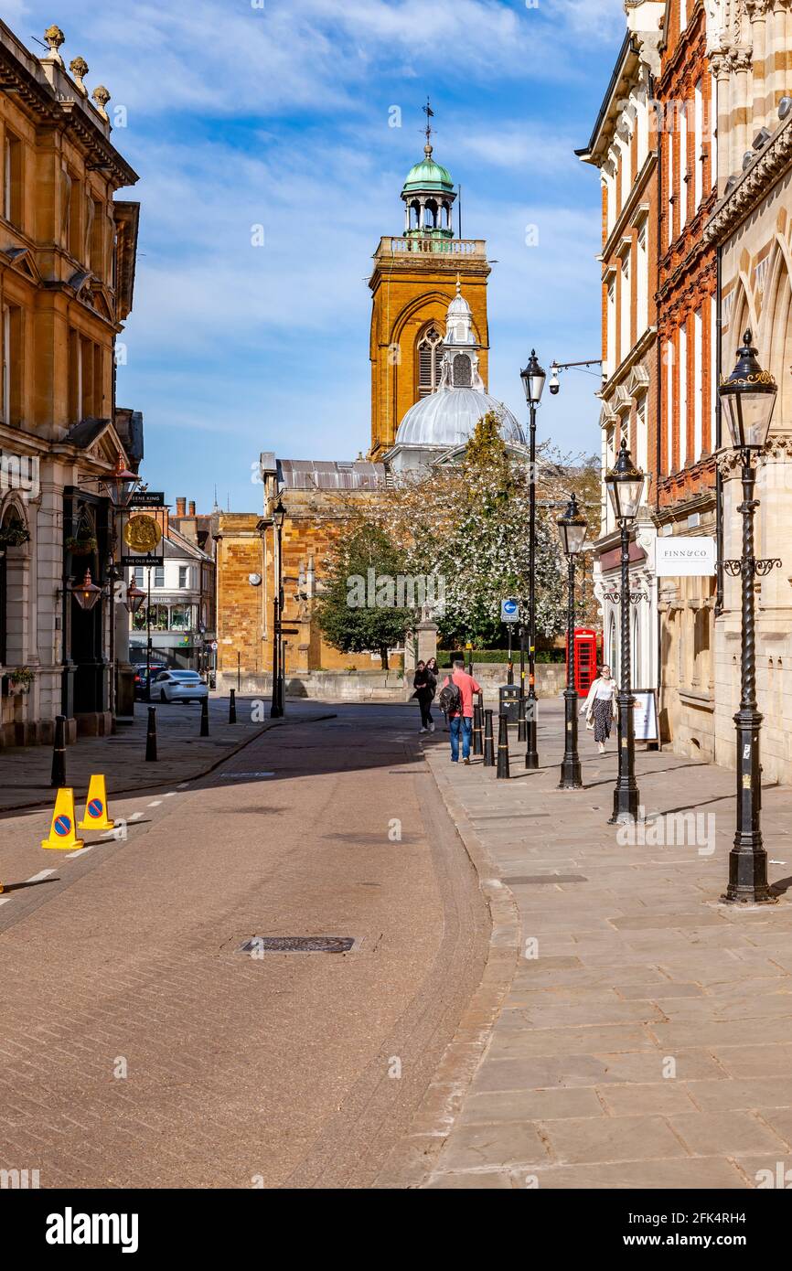 Northampton town centre architecture northamptonshire uk hi-res stock ...