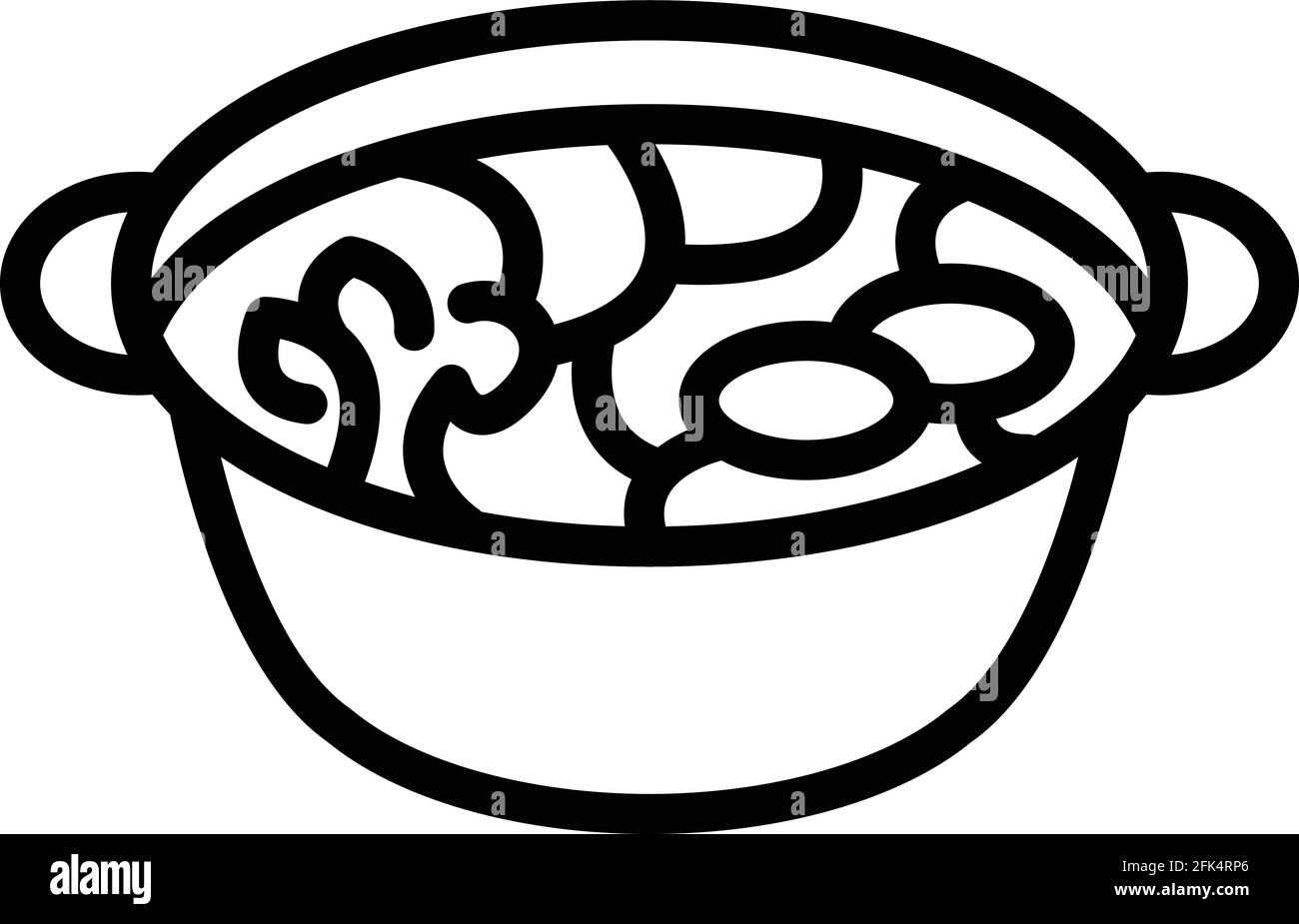 Korean kimchi icon. Outline Korean kimchi vector icon for web design ...