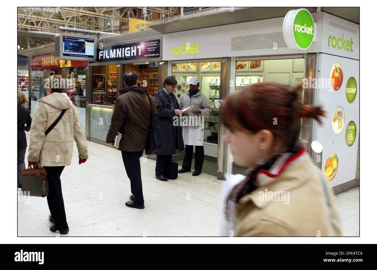 Rocket kiosk hi-res stock photography and images - Alamy