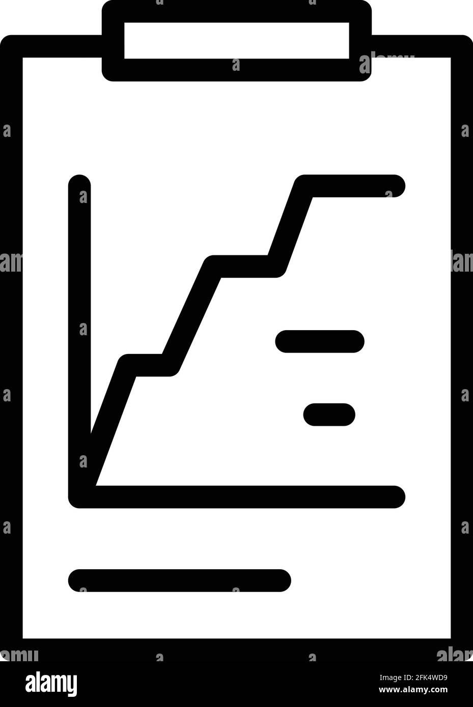 Market analytics icon. Outline Market analytics vector icon for web ...