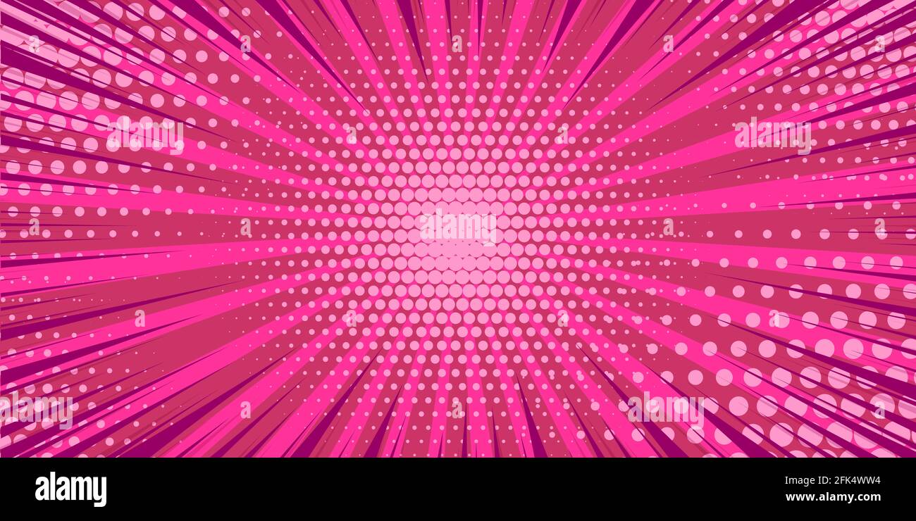 Pop art pink comics book cartoon magazine cover. Cartoon funny retro ...