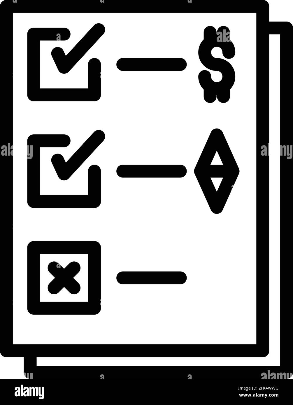 Financial investment icon. Outline Financial investment vector icon for ...