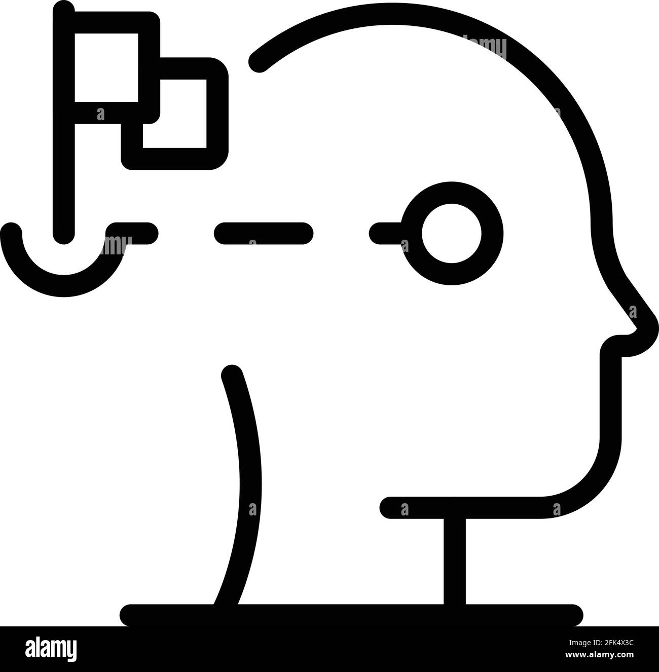 Strategy realization icon. Outline Strategy realization vector icon for ...