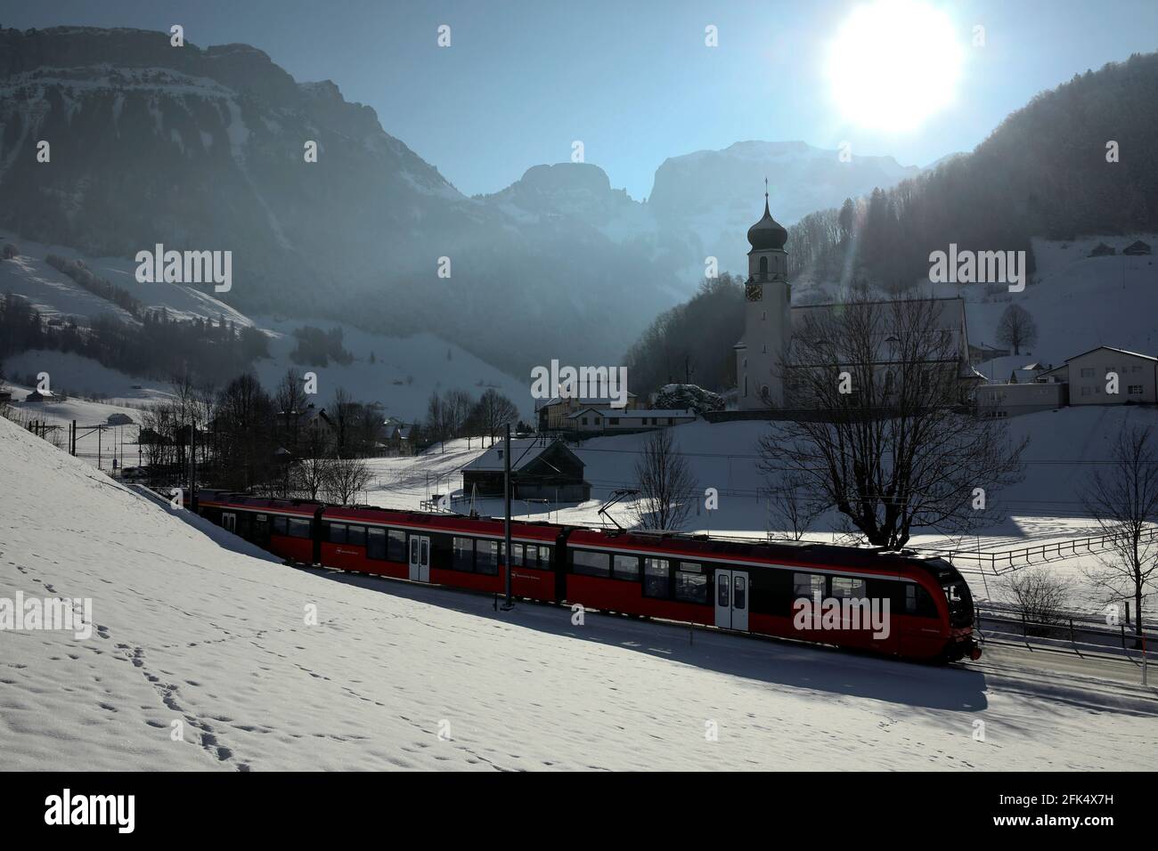 Appenzeller Bahn bei Schwende AI Stock Photo - Alamy