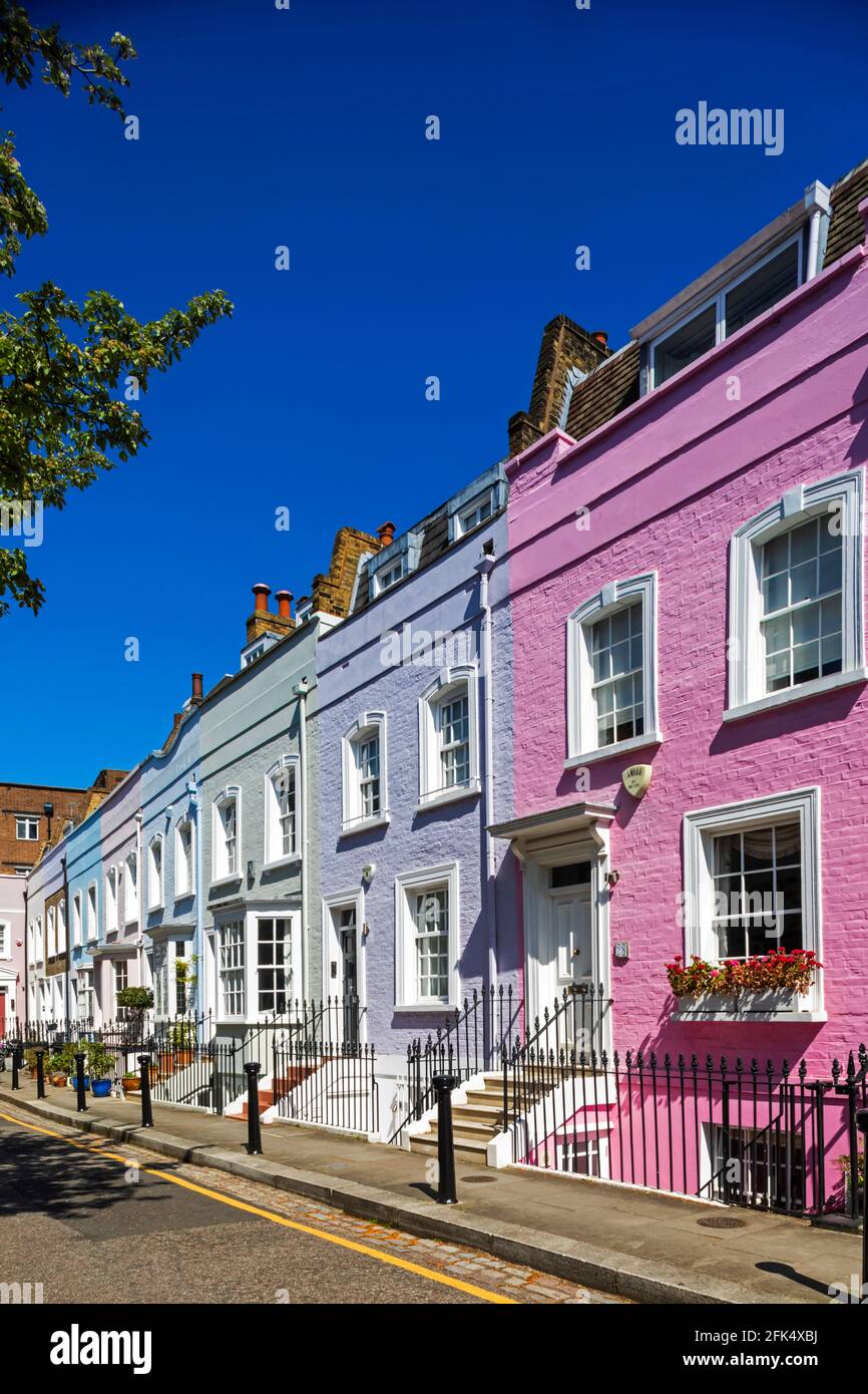 England, London, Westminster, Kensington and Chelsea, Colourful ...