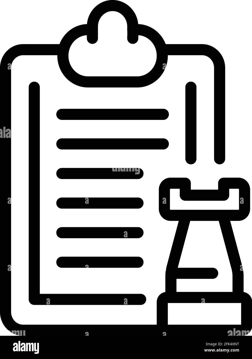 Team realization icon. Outline Team realization vector icon for web ...