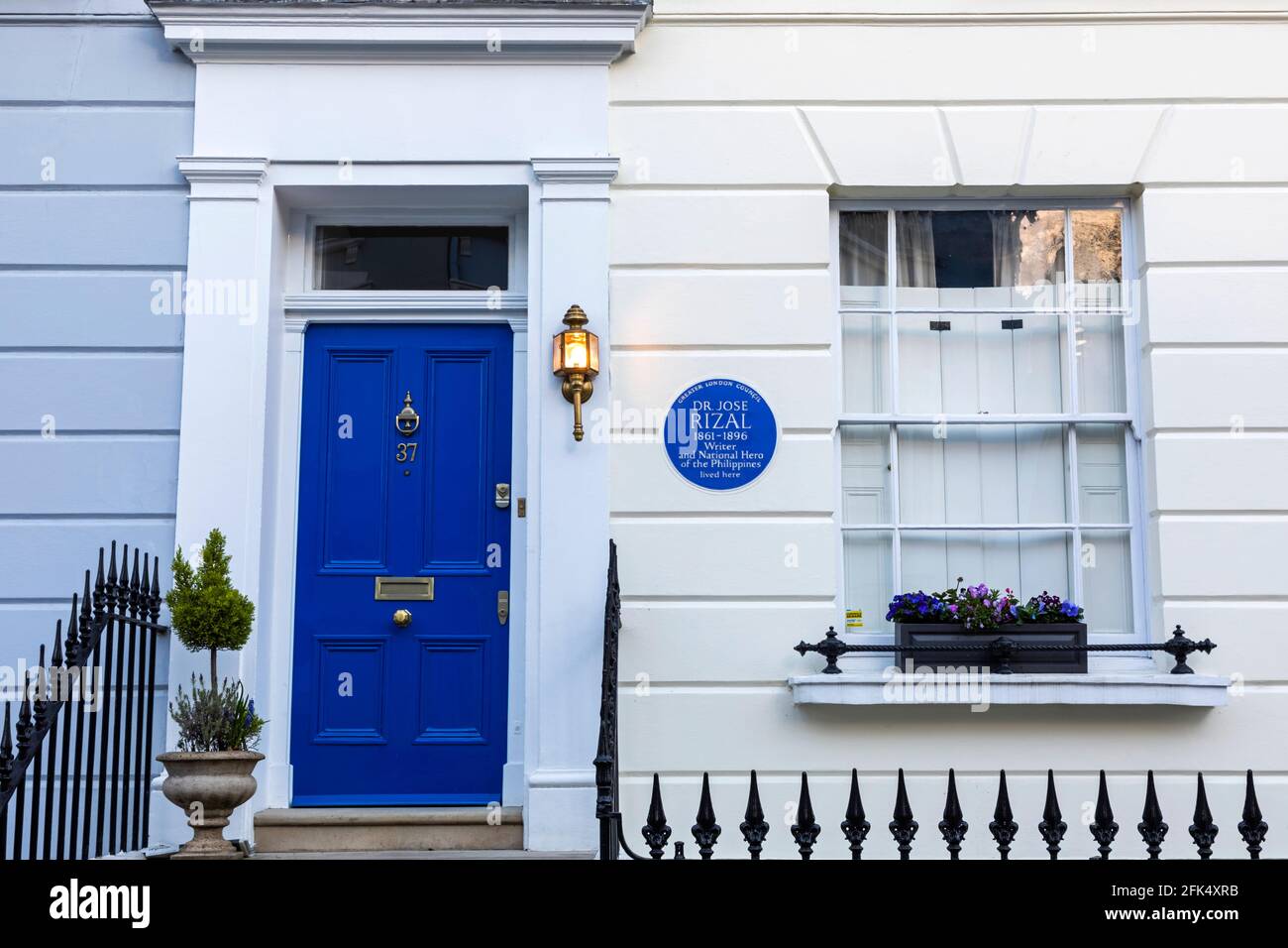 England, London, Camden, Primrose Hill, Chalcot Street, Dr.Jose Rizal ...