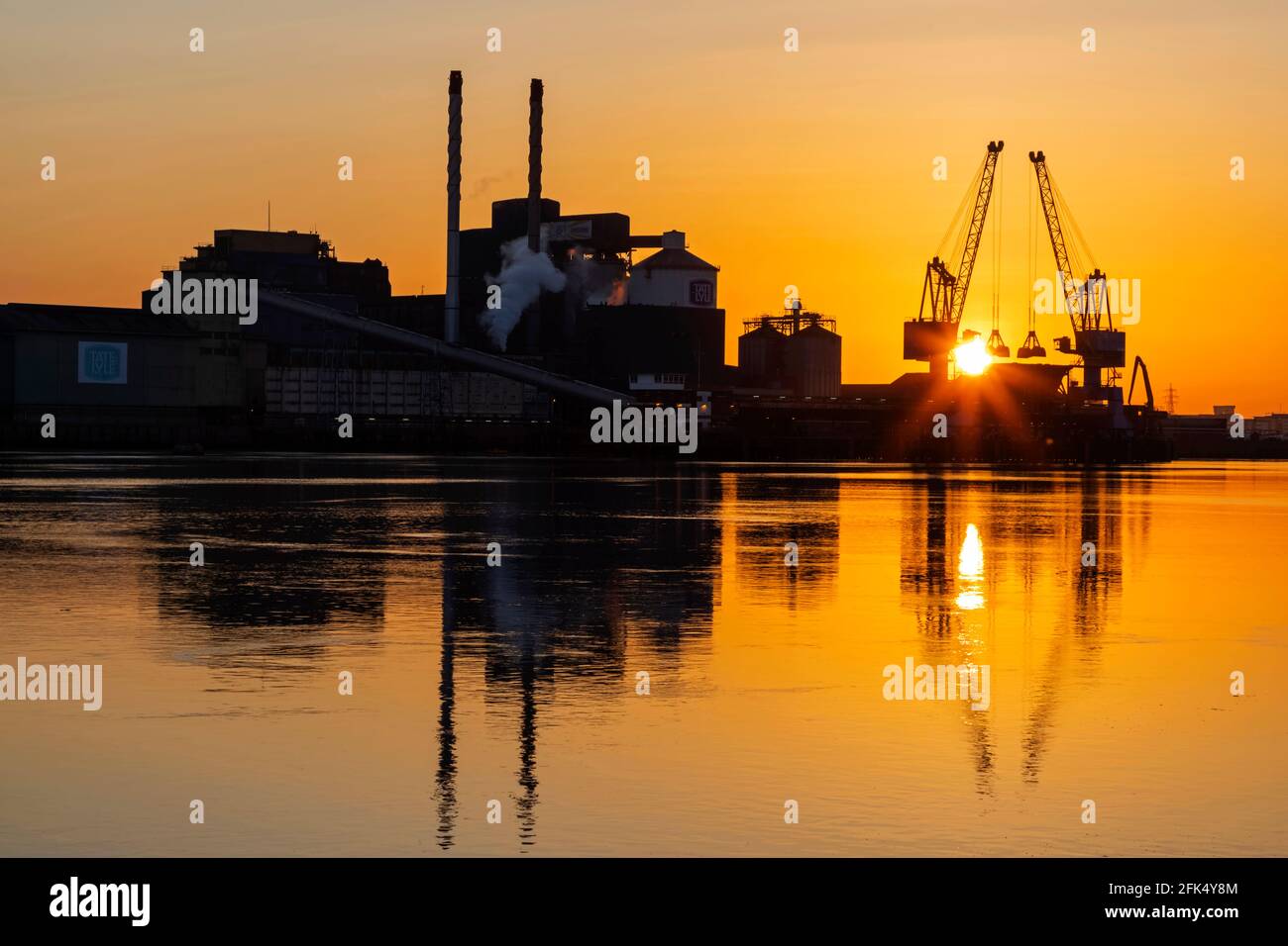 England, London, Docklands, North Woolwich, Royal Docks, Tate and Lyle ...