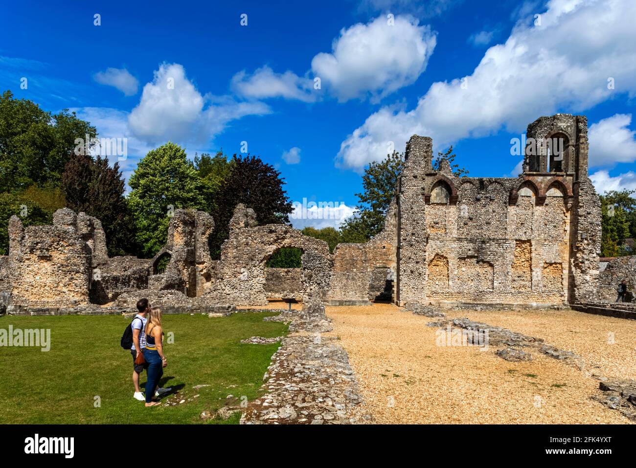 England, Hampshire, Winchester, Wolvesey Castle *** Local Caption ...