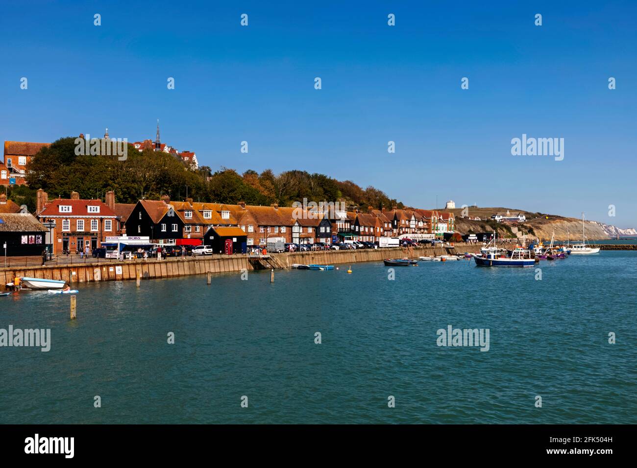 Folkestone harbour and waterfront skyline hi-res stock photography and ...