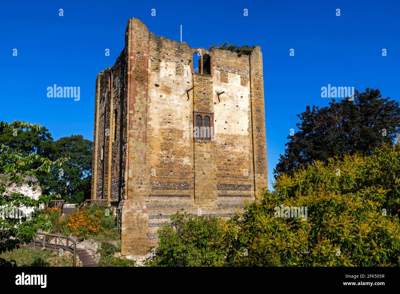 England, Surrey, Guildford, Guildford Castle *** Local Caption ...