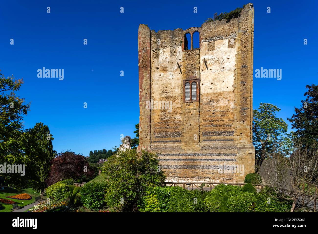 England, Surrey, Guildford, Guildford Castle *** Local Caption ...