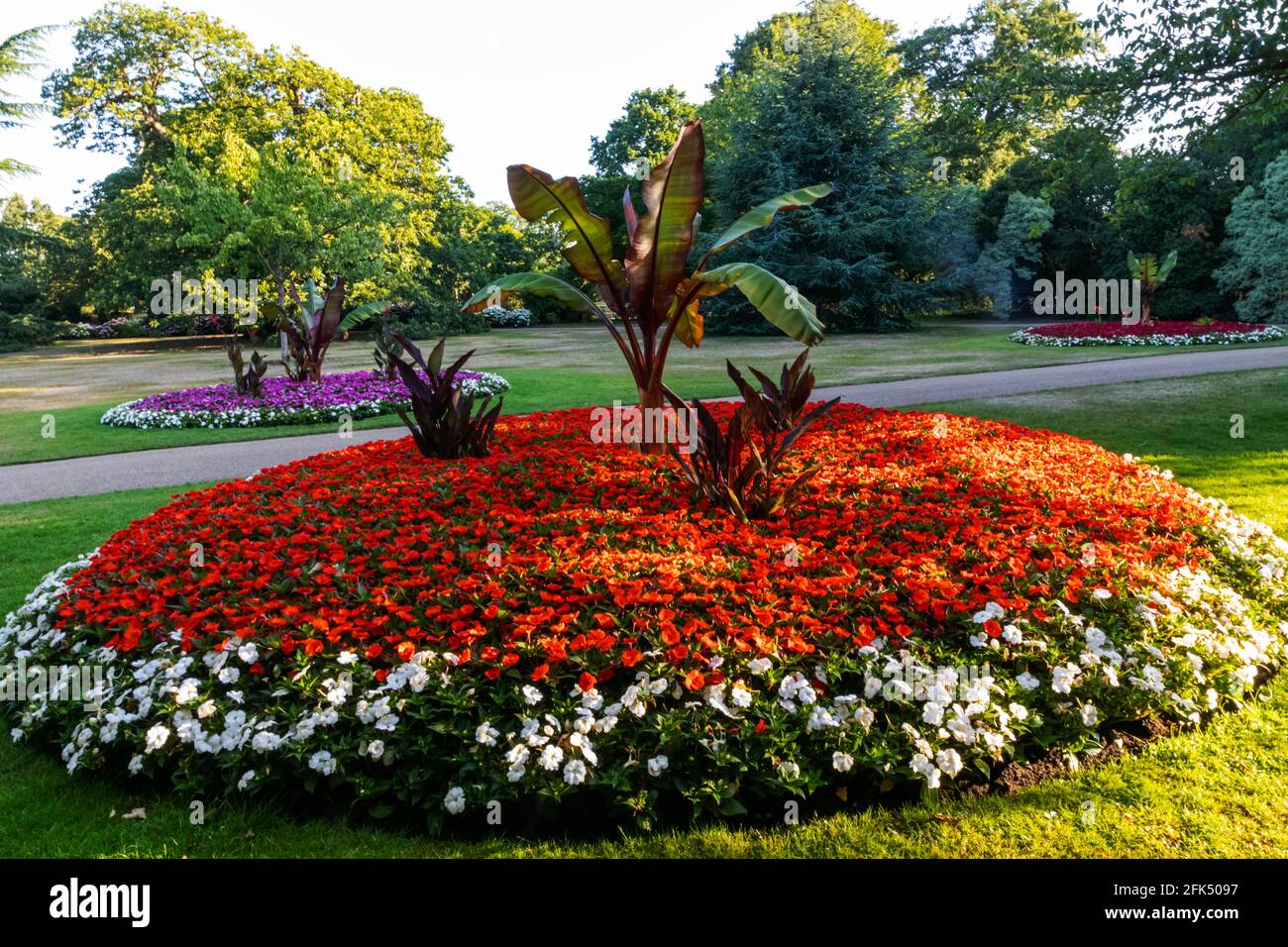England, London, Greenwich, Greenwich Park, The Flower Garden *** Local ...