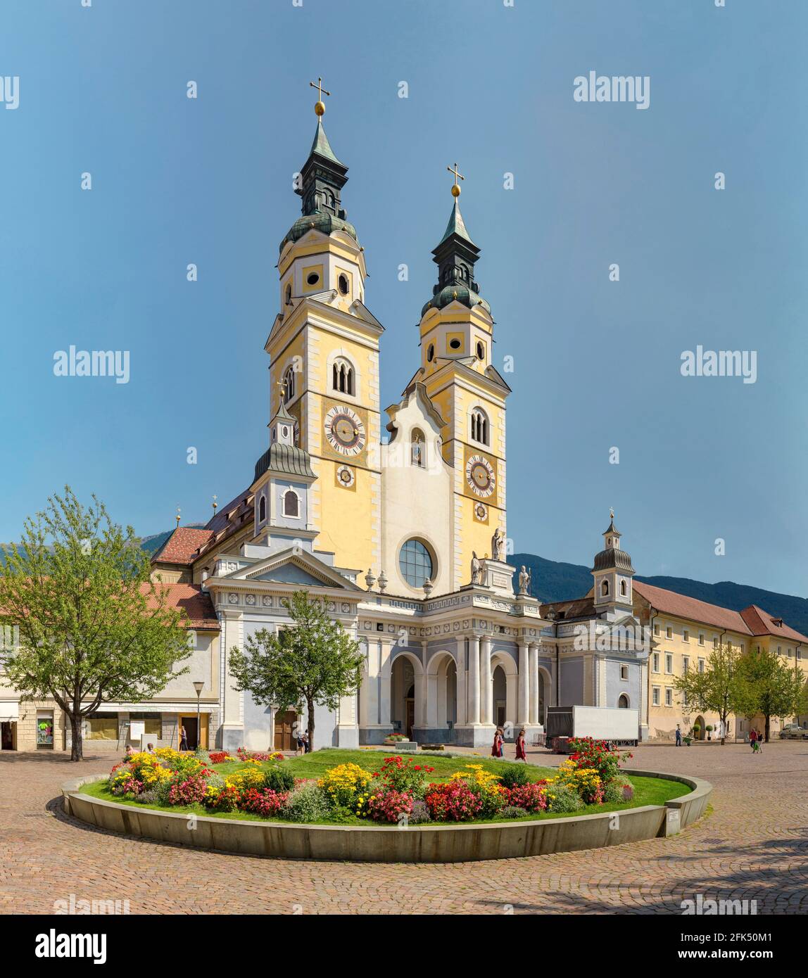 Domplatz, Piazza del Duomo, Duomo di Bressanone, Brixen cathedral ...