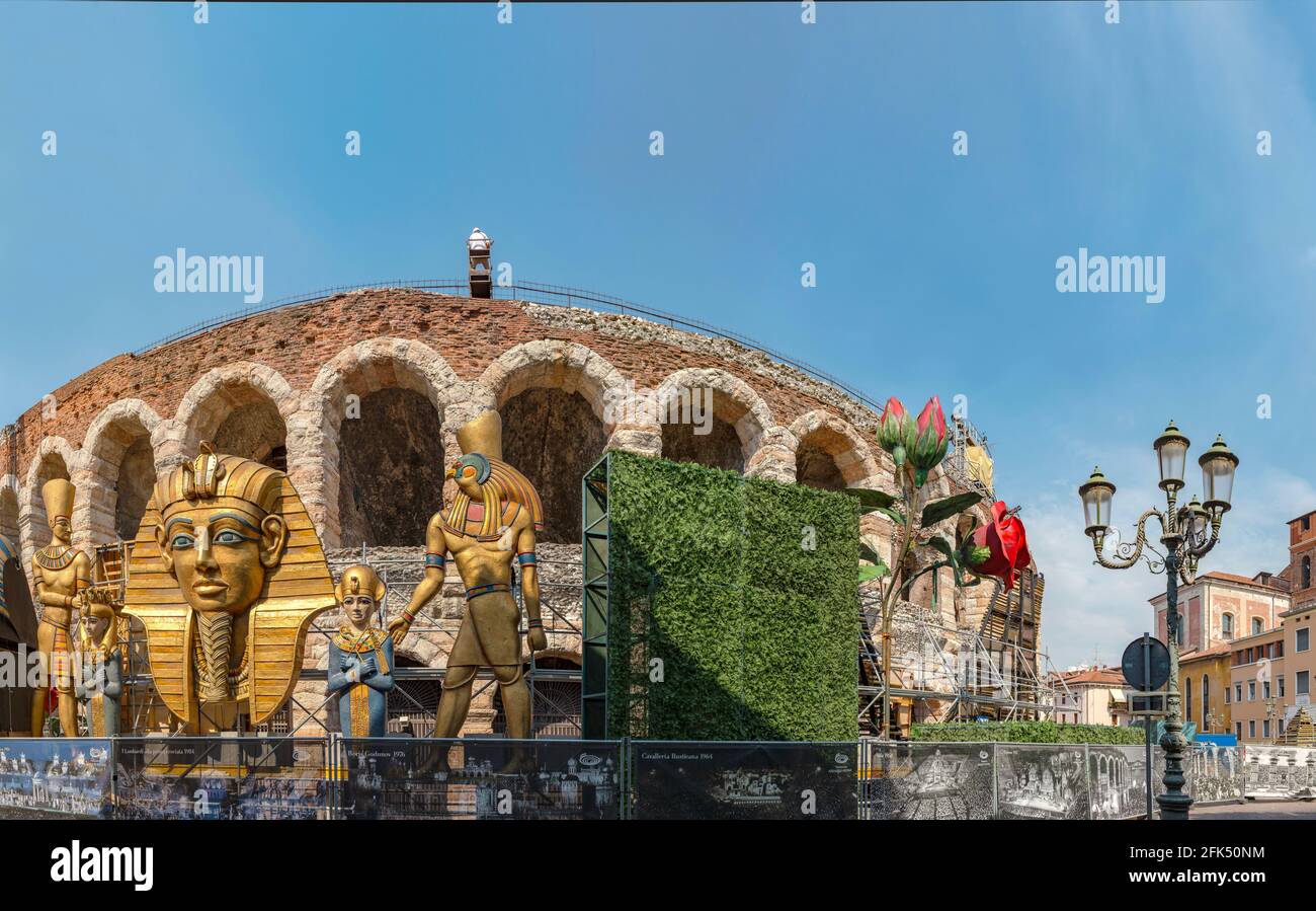 Aida opera verona hi-res stock photography and images - Alamy