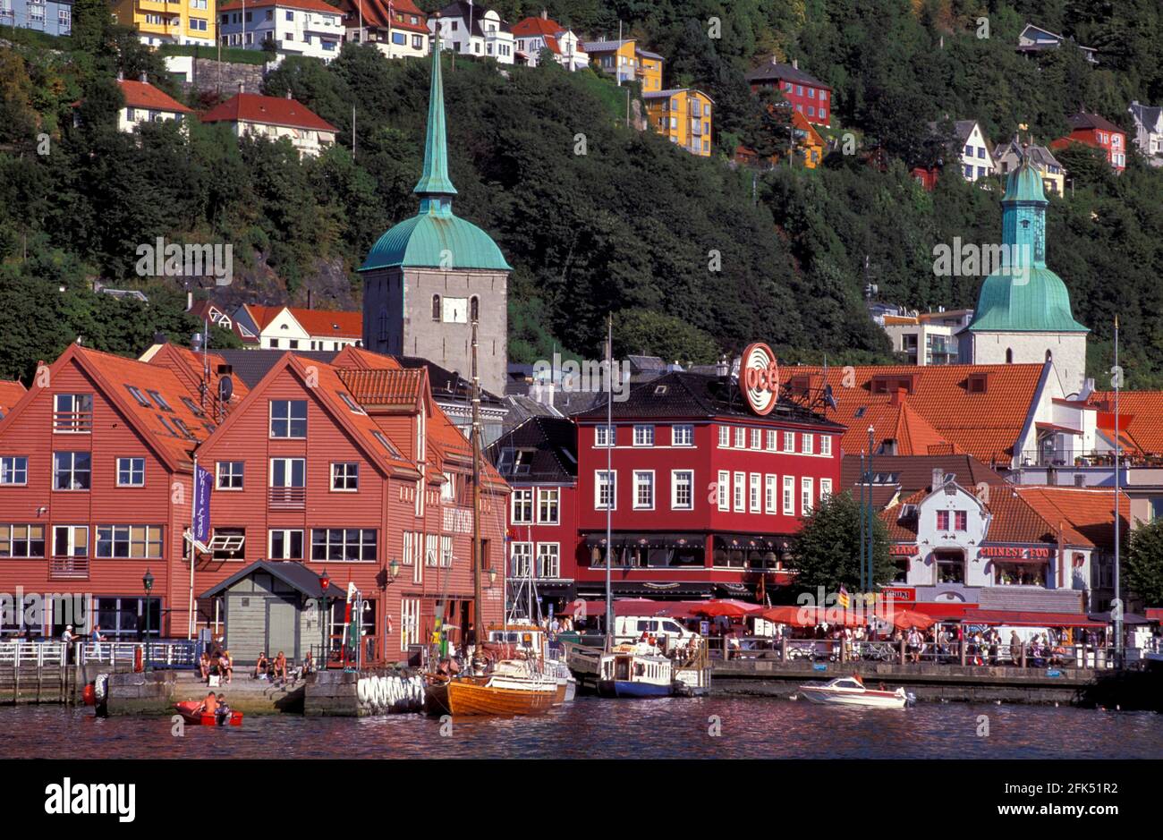 Europe, Scandinavia, Norway, southwestern coast, Bergen, city, coastal ...