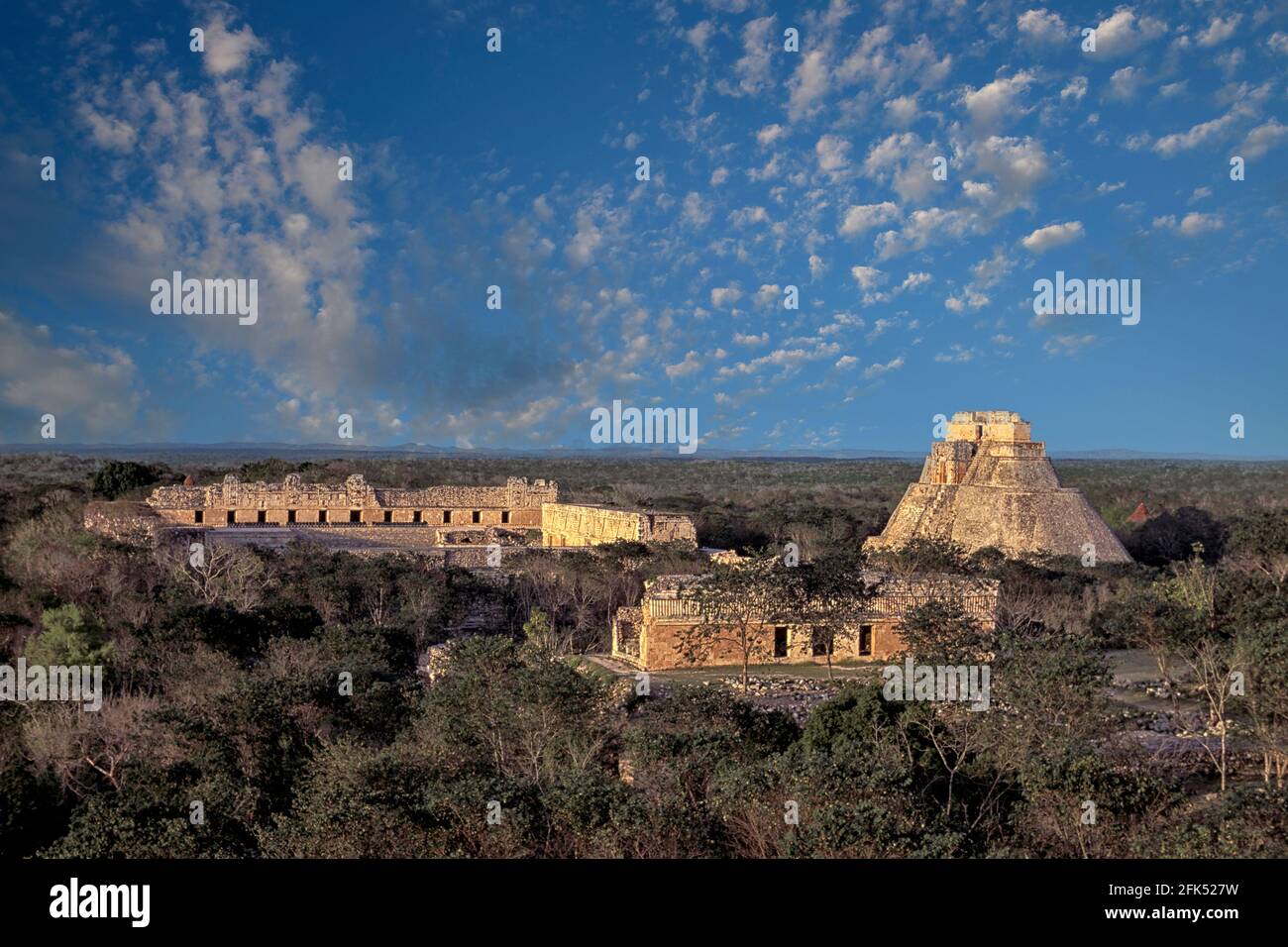 North America, Mexico , Yucatan, Maya Site, Archeological Site Uxmal ...