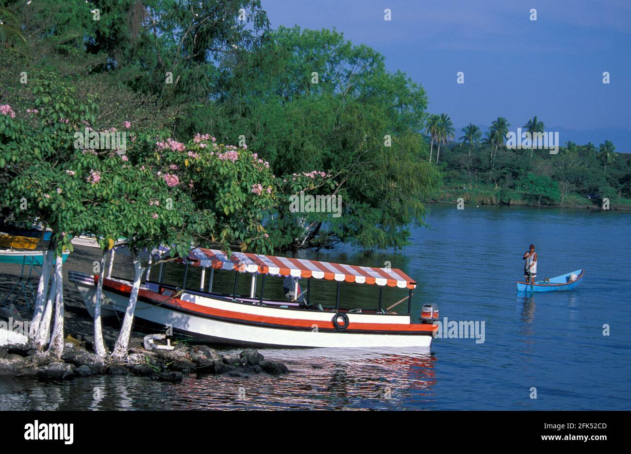 North America, Mexico, Veracruz,Catemaco, Lago de Catemaco Stock Photo ...