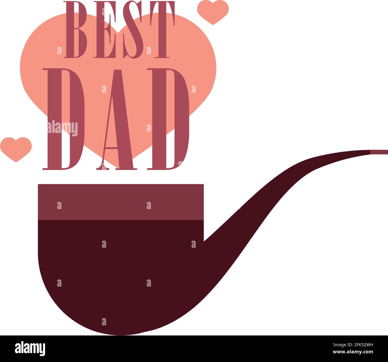 fathers day pipe, best dad Stock Vector Image & Art - Alamy