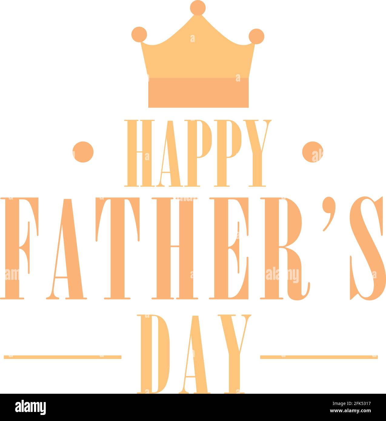 fathers day lettering with crown Stock Vector Image & Art - Alamy