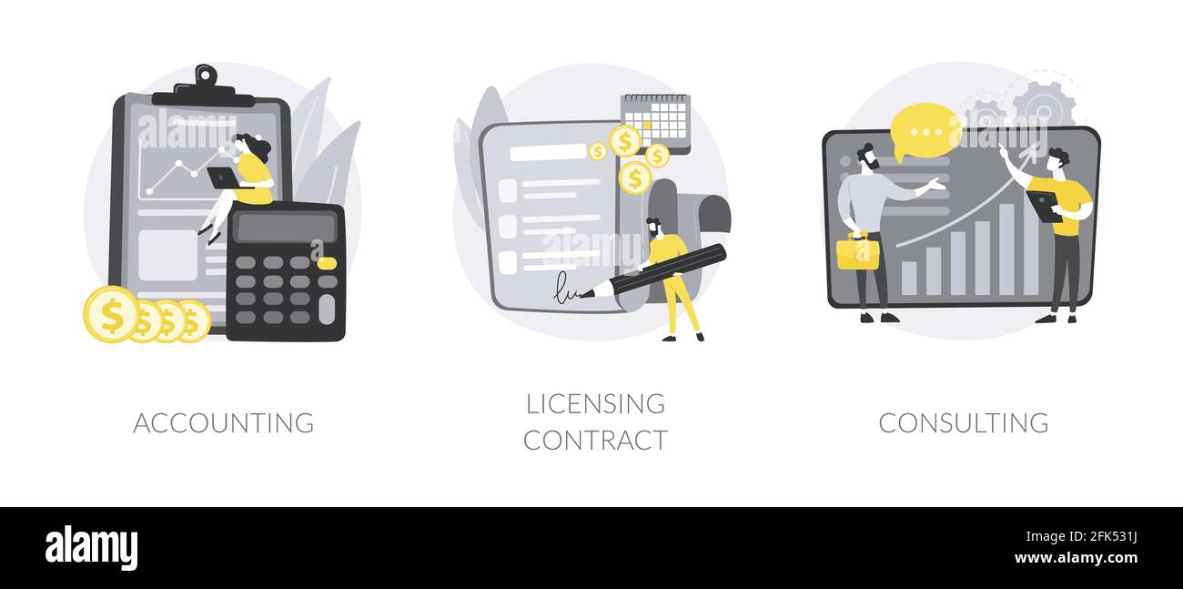 Professional help abstract concept vector illustrations Stock Vector ...