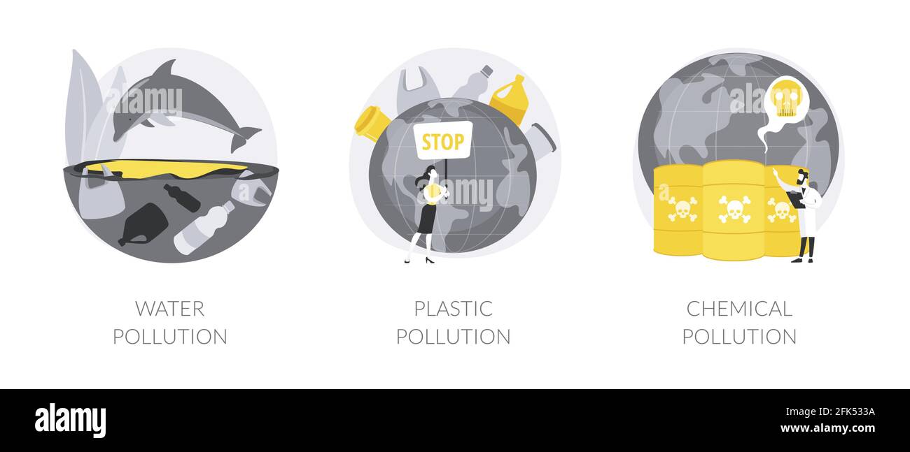 Environmental issue abstract concept vector illustrations Stock Vector ...