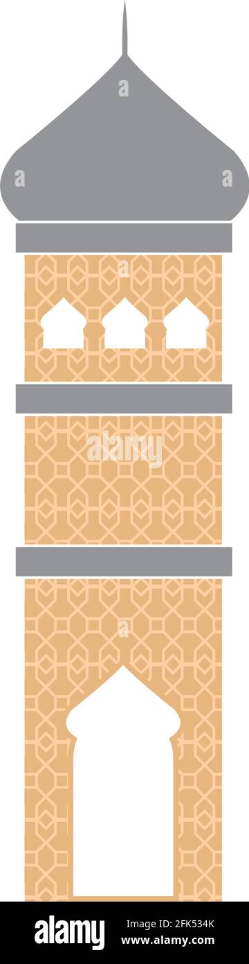arabic tower architecture isolated style Stock Vector Image & Art - Alamy