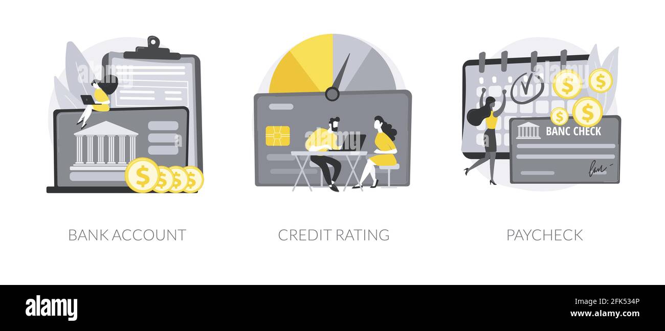 Financial services abstract concept vector illustrations Stock Vector ...