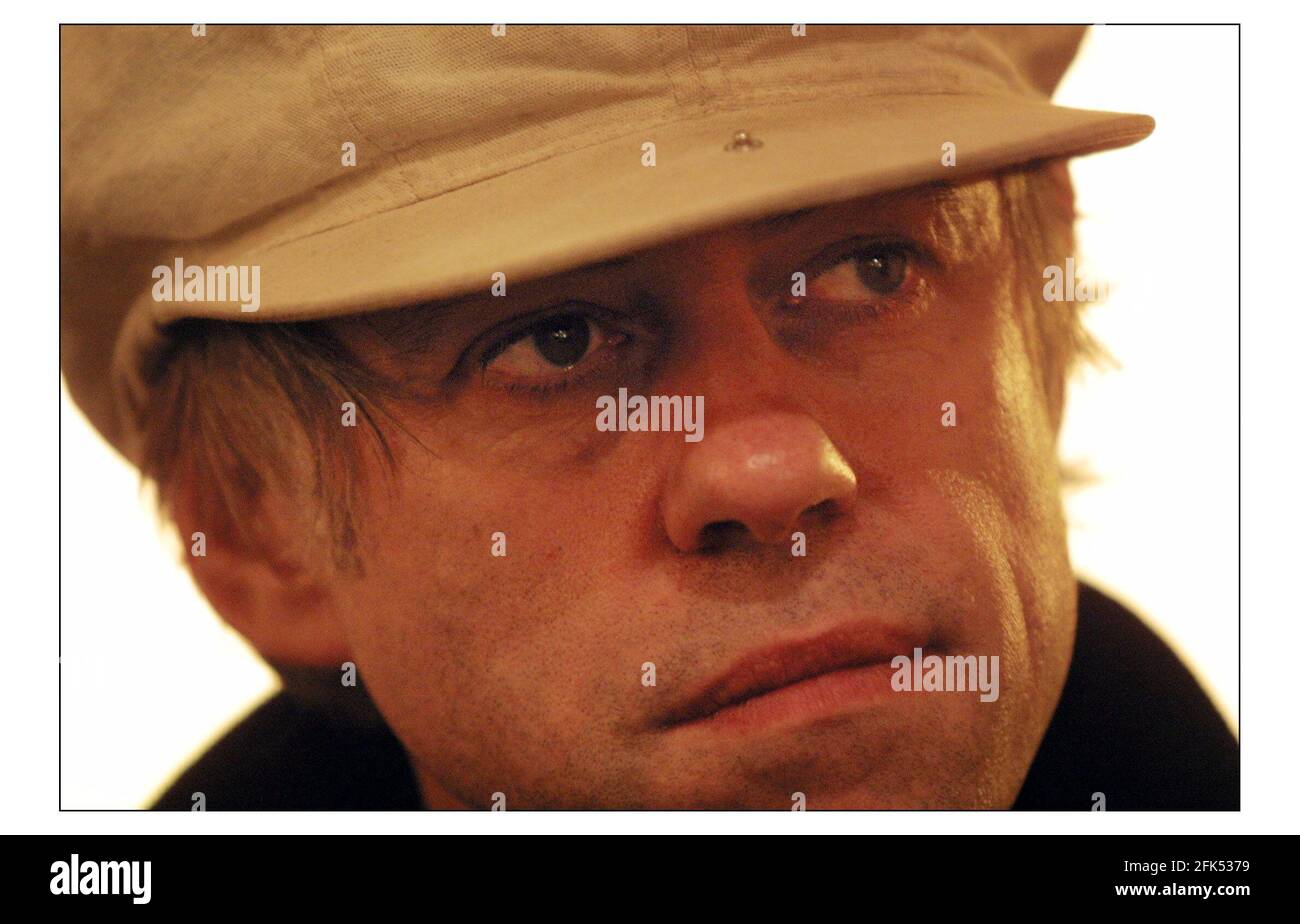 Bob Geldoff photographed in the Oxford Playhouse.pic David Sandison 18 ...