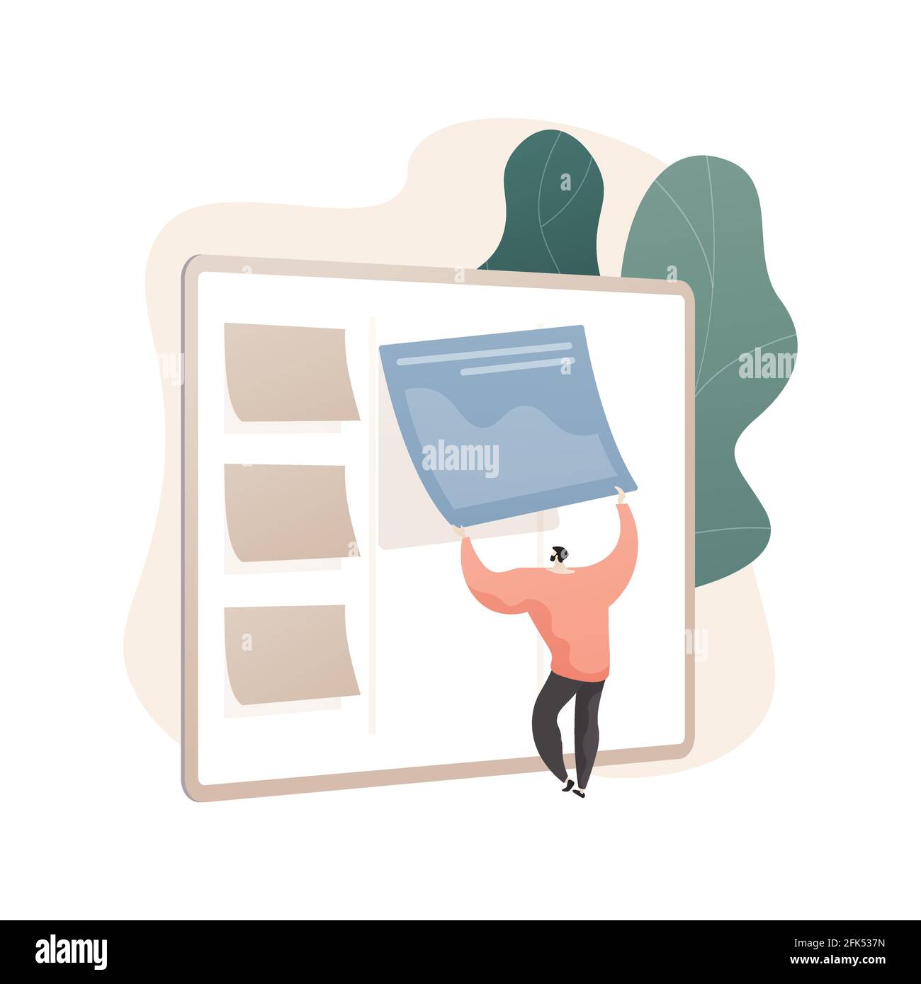 Content plan abstract concept vector illustration Stock Vector Image ...