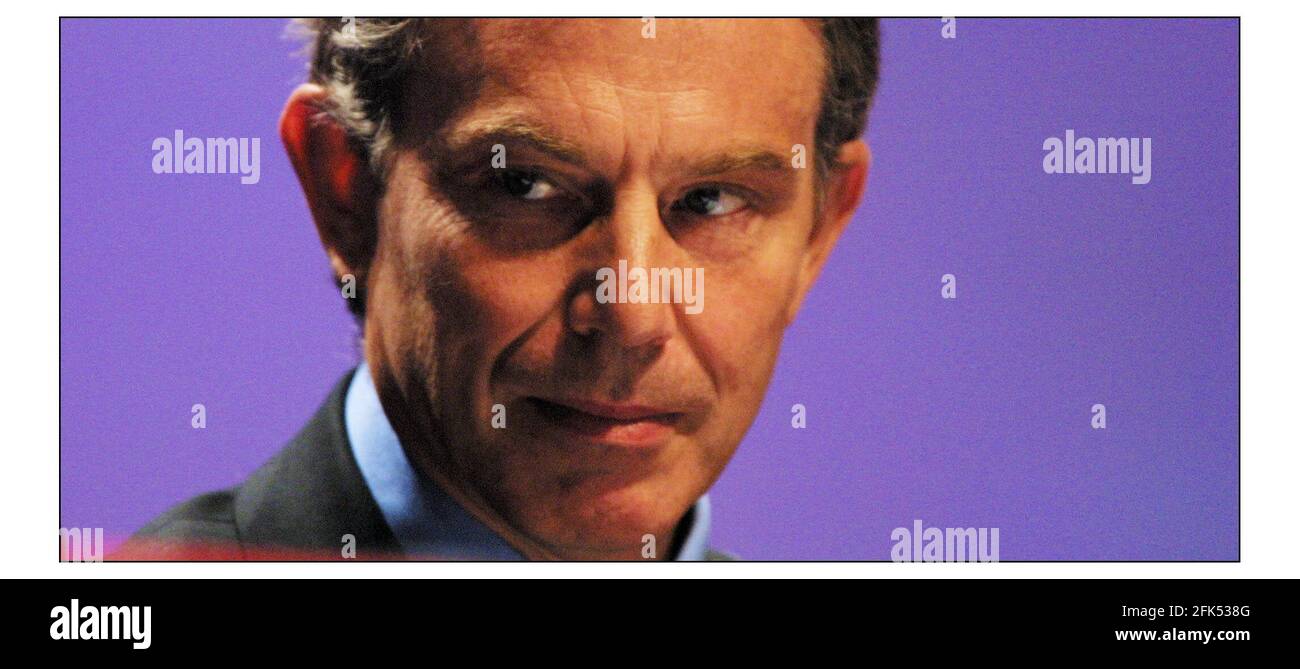 Day 1 of the Labour Party conf in Bournmouth.....Tony Blairpic David ...