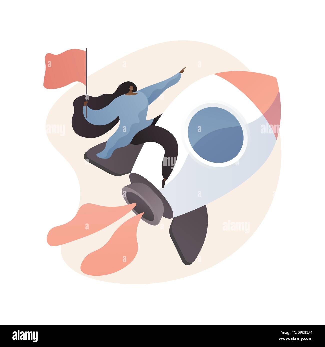 Boost in traffic abstract concept vector illustration Stock Vector ...