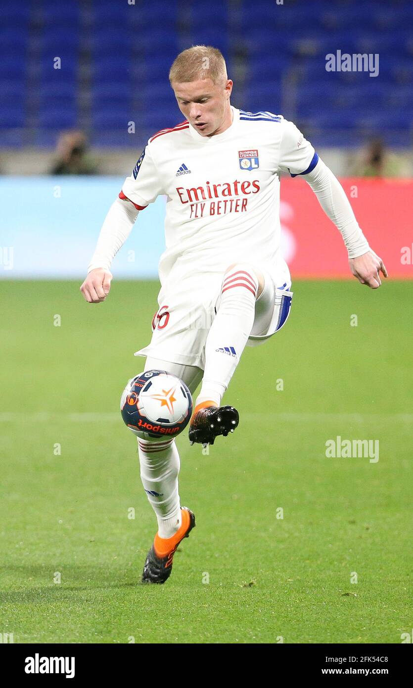 Melvin Bard of Lyon during the French championship Ligue 1 football ...