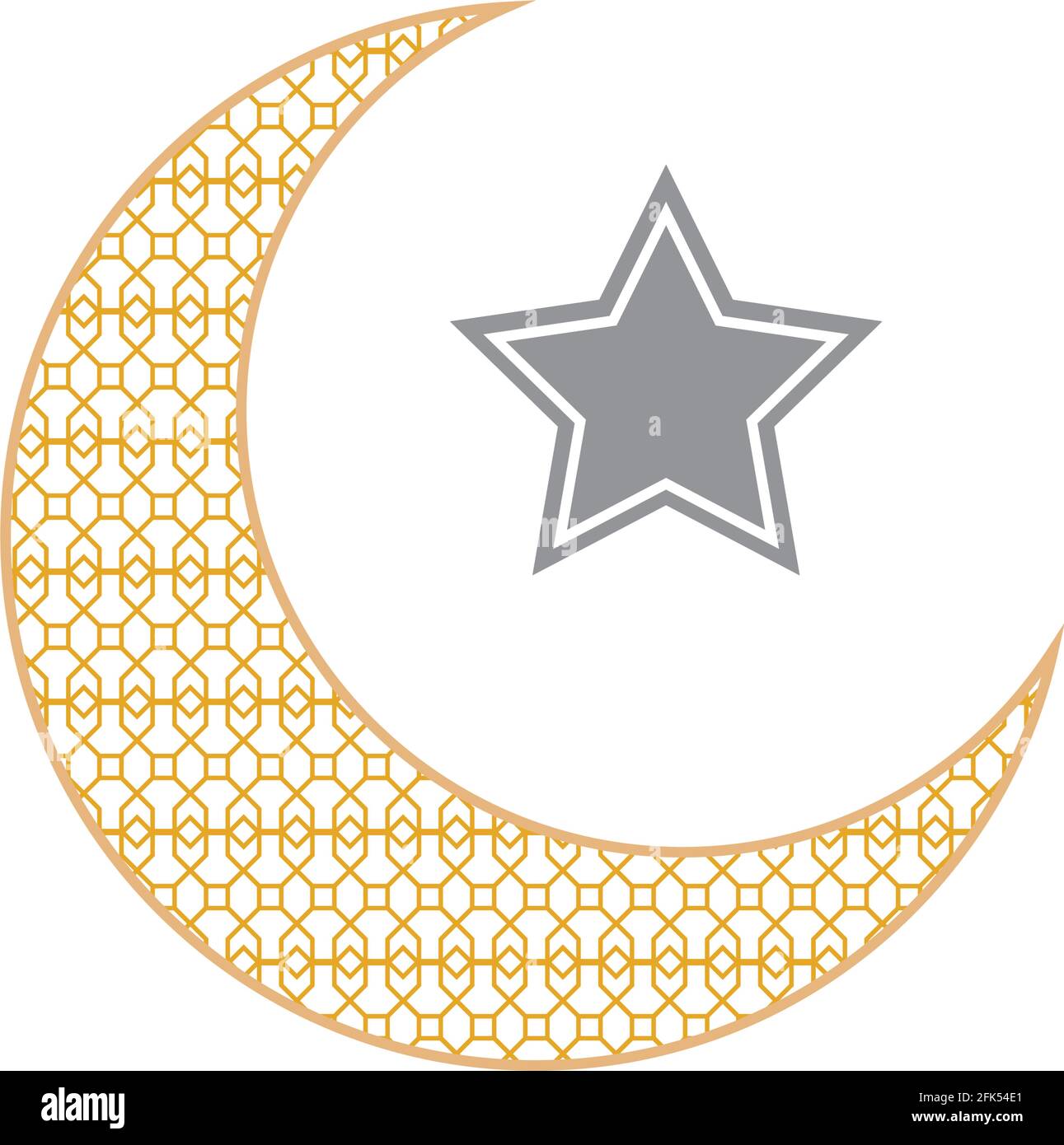 arabesque moon star isolated style Stock Vector Image & Art - Alamy