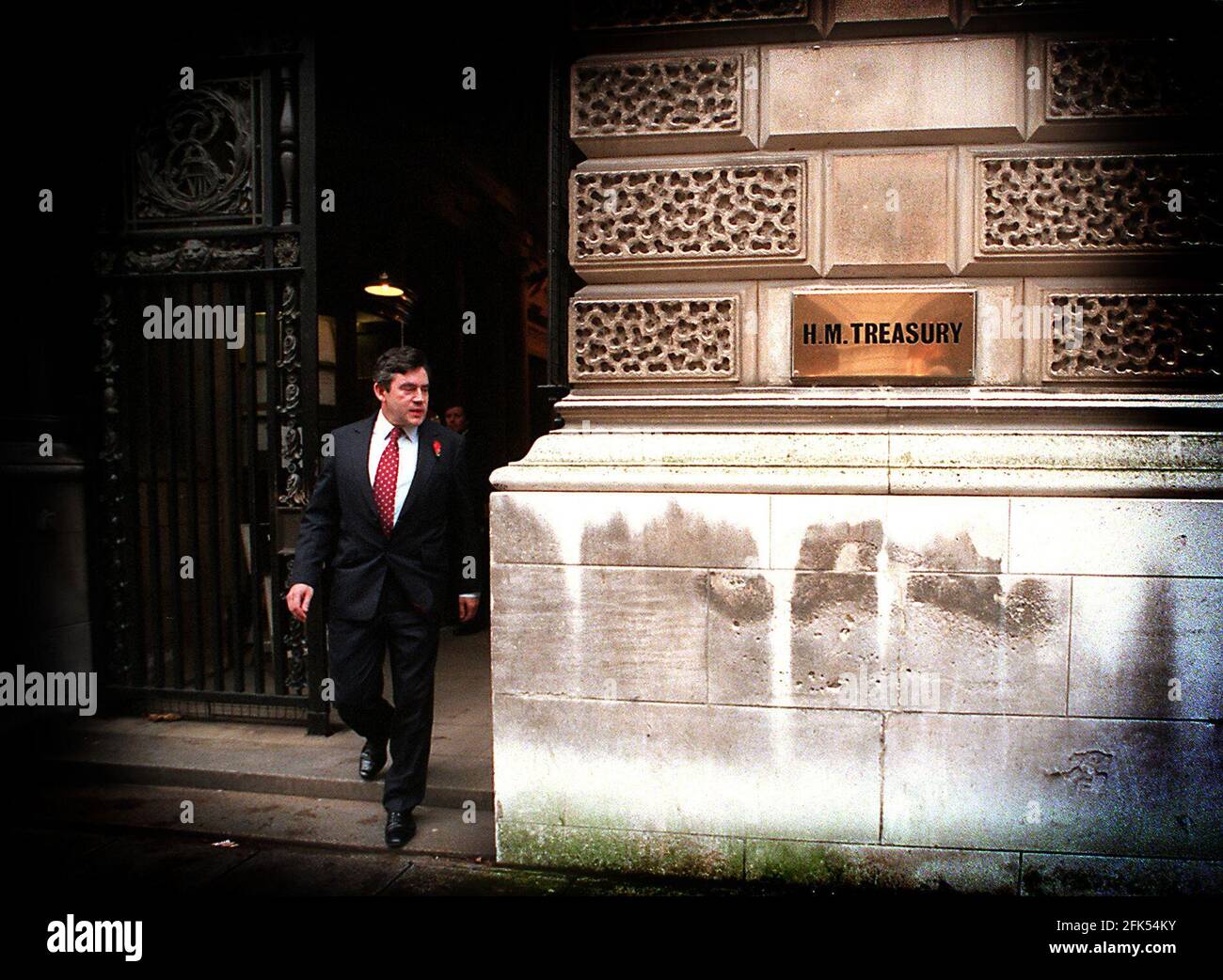 Chancellor brown makes his pre budget to the house of commons hi-res ...