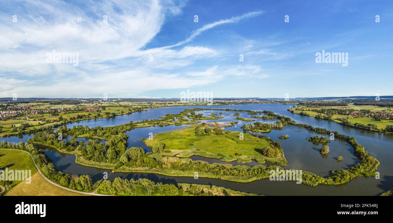 Vogelinsel - Bird's island on Altmühlsee Stock Photo - Alamy