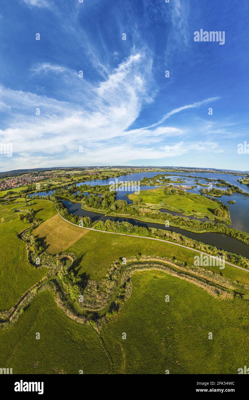 Vogelinsel - Bird's island on Altmühlsee Stock Photo - Alamy