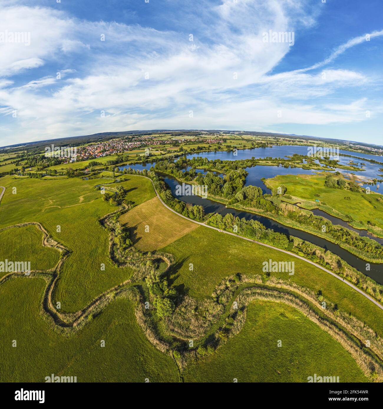 Vogelinsel - Bird's island on Altmühlsee Stock Photo - Alamy