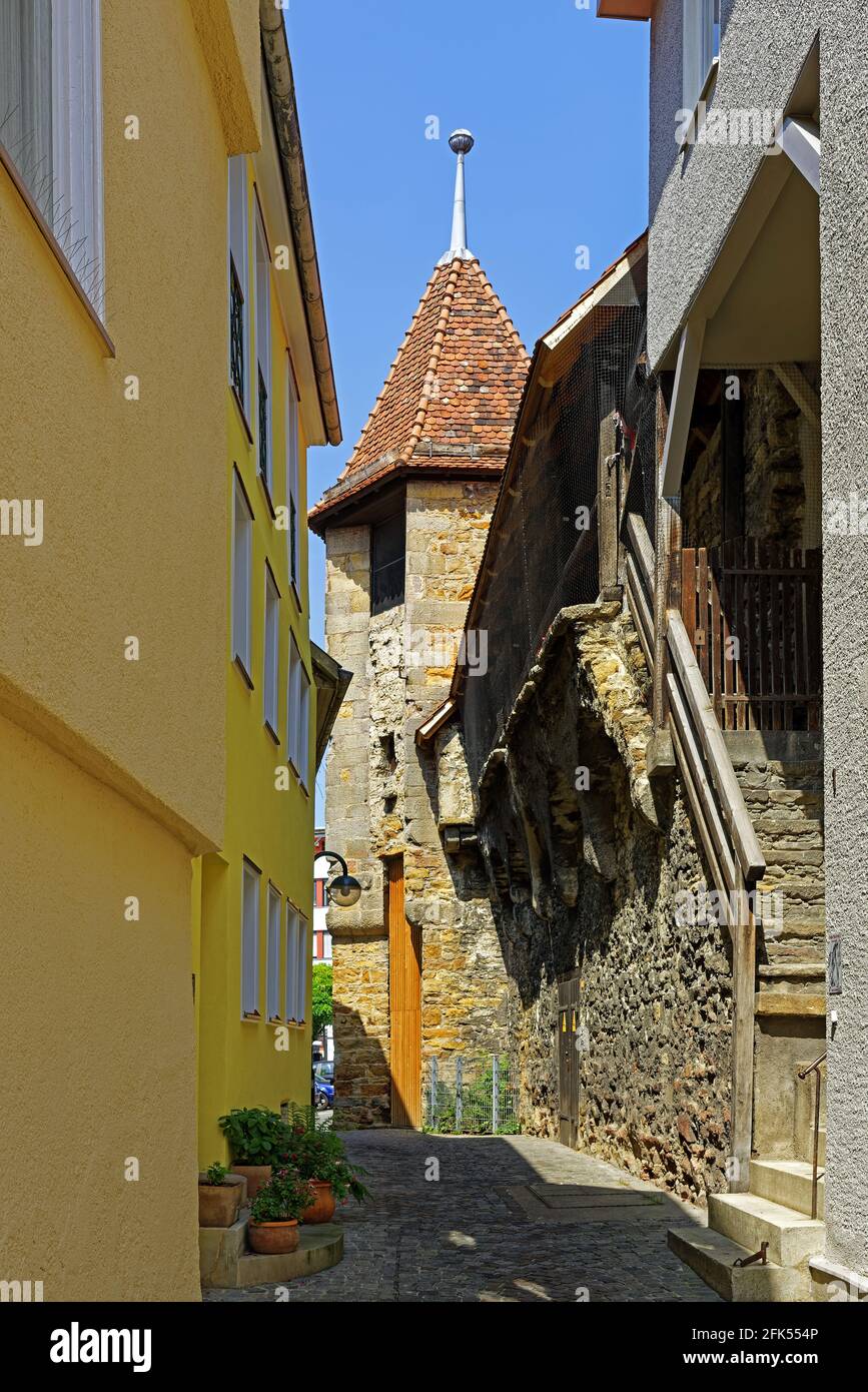 Alte Stadtmauer, Kesselturm Stock Photo - Alamy