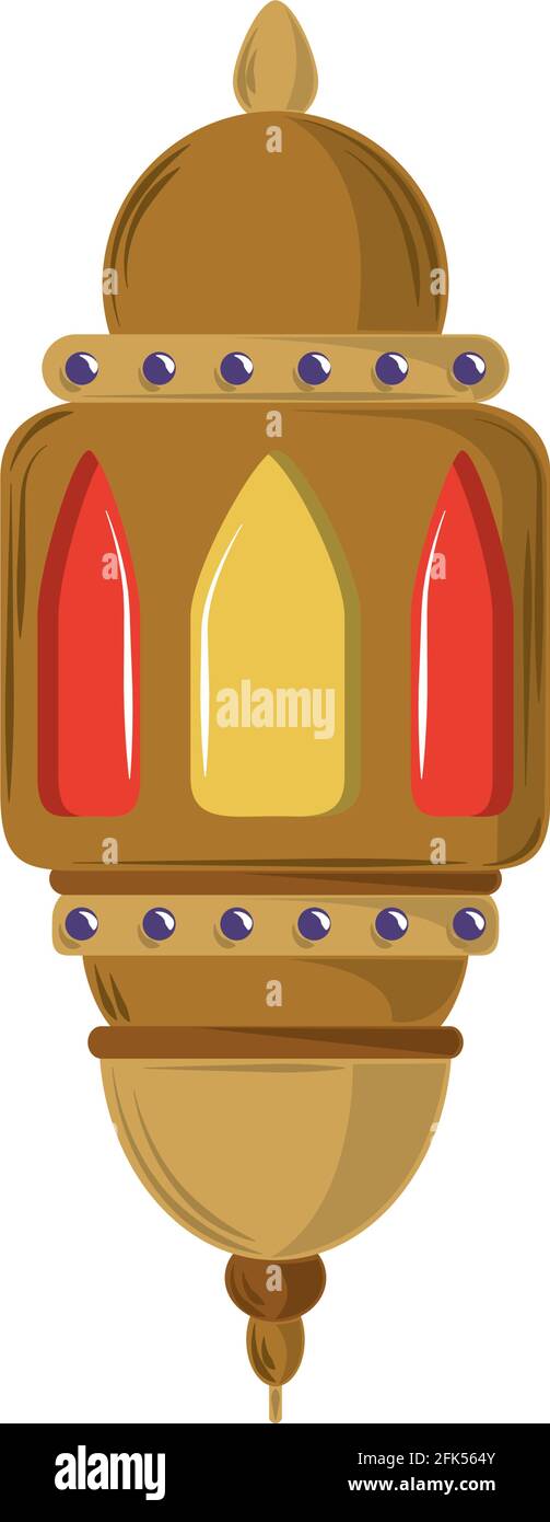 traditional muslim lamp isolated icon Stock Vector Image & Art - Alamy