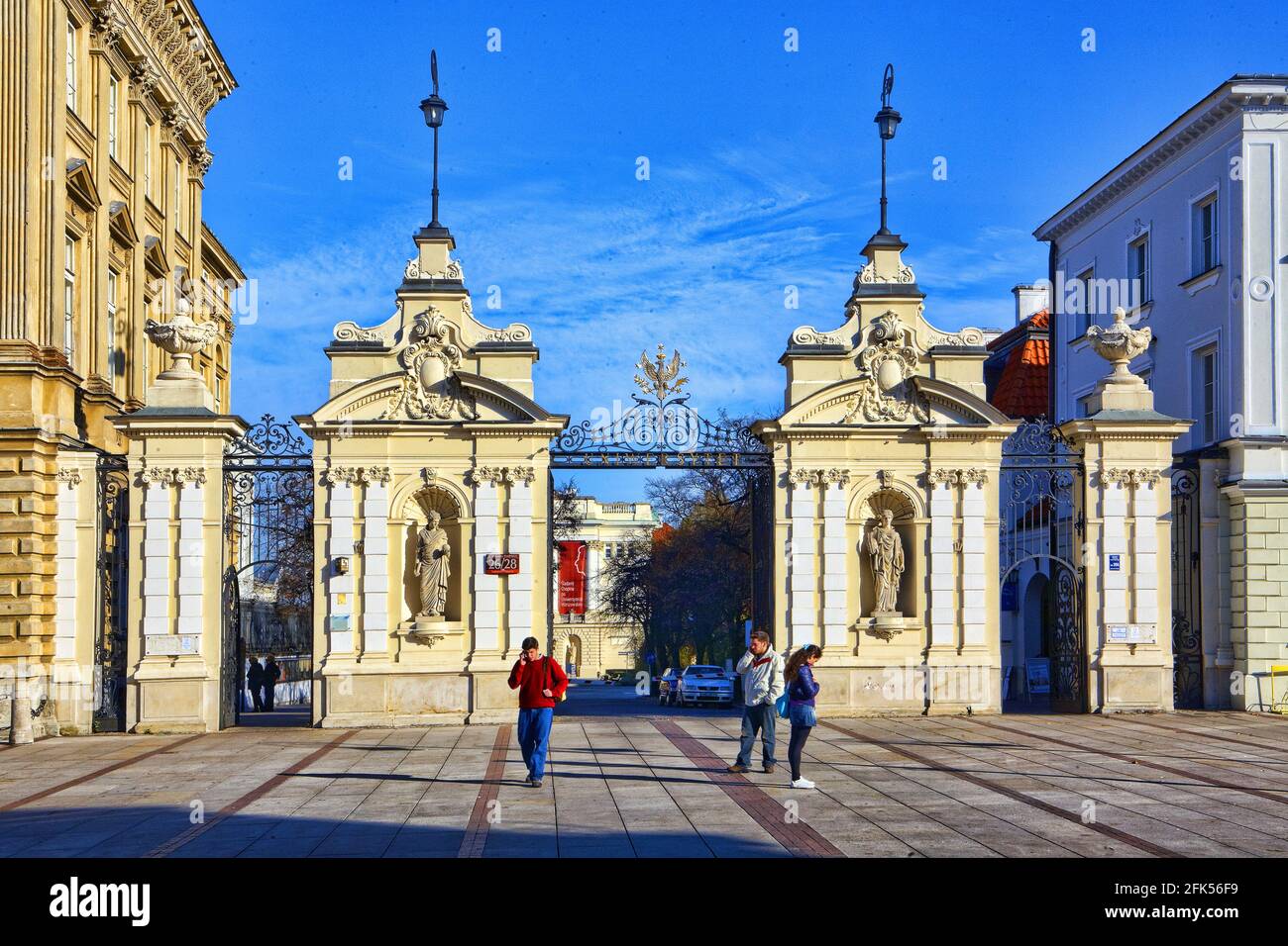 Poland university gate hi-res stock photography and images - Alamy