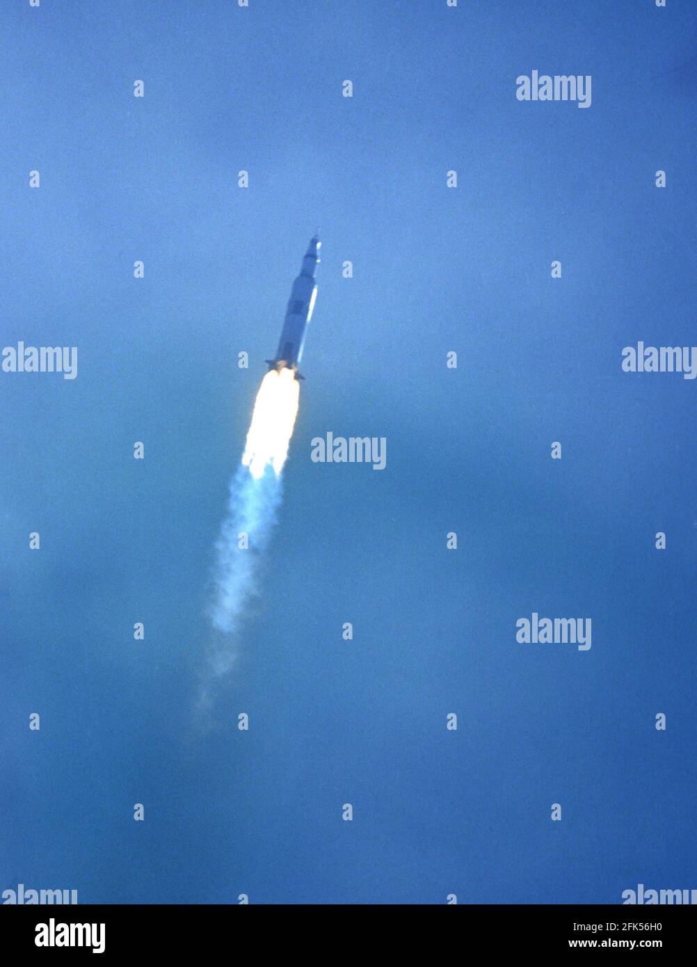 The Saturn V SA-506 launch vehicle with the Apollo 11 astronauts and ...