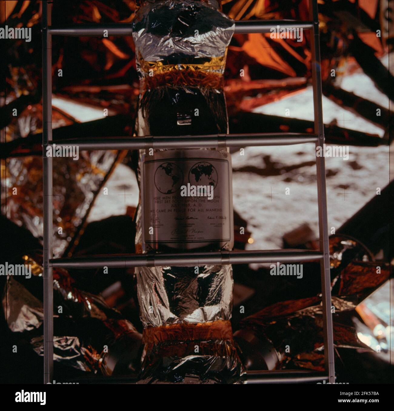 Apollo 11 Plaque Left On Moon