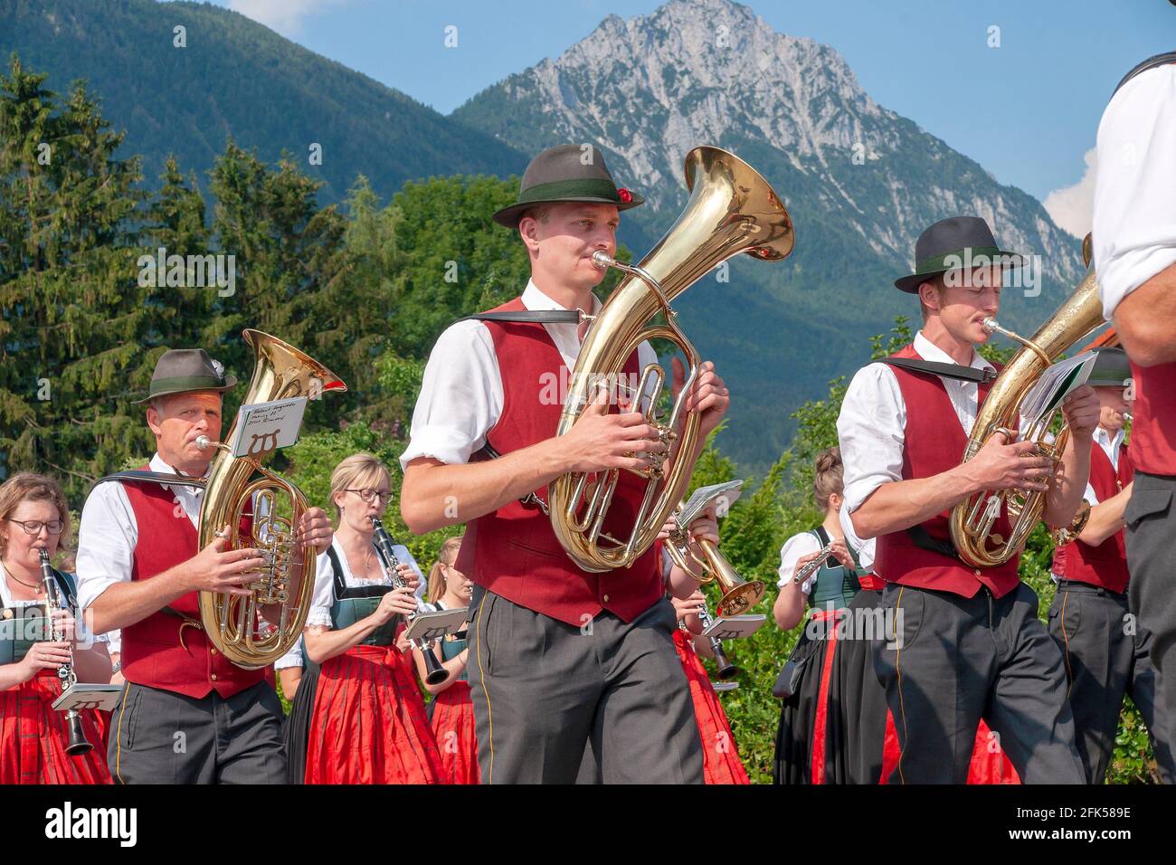 125 Jahre Jubiläum der Musikkapelle Piding im Berchtesgadener ...