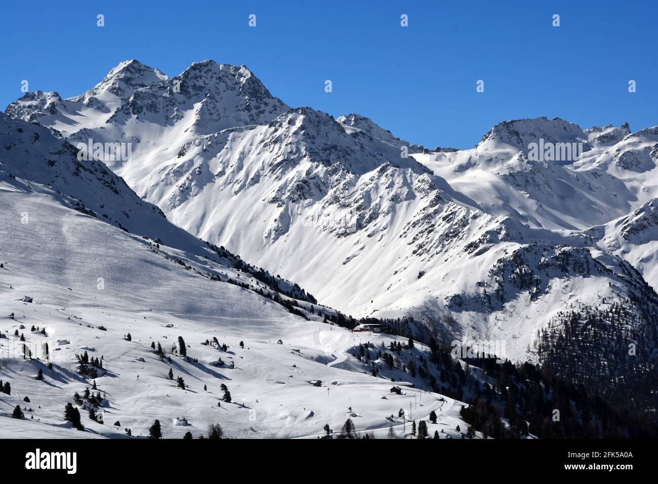 The highest mountain in the Verbier 4 Valleys ski area, the Mont Fort ...