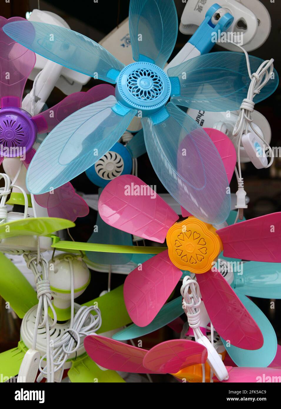 Colourful fans china hi-res stock photography and images - Alamy