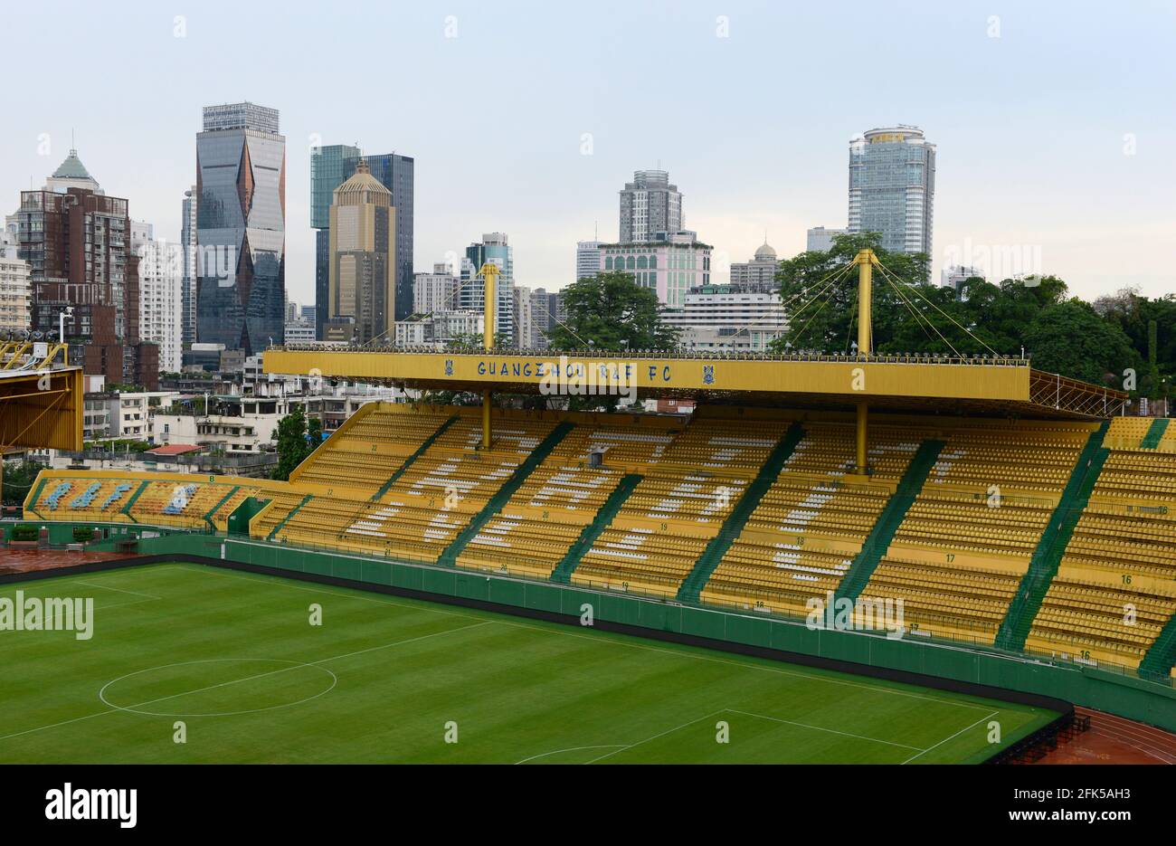 Stadium of Guangzhou Rugby Football Club in central Guangzhou, China ...