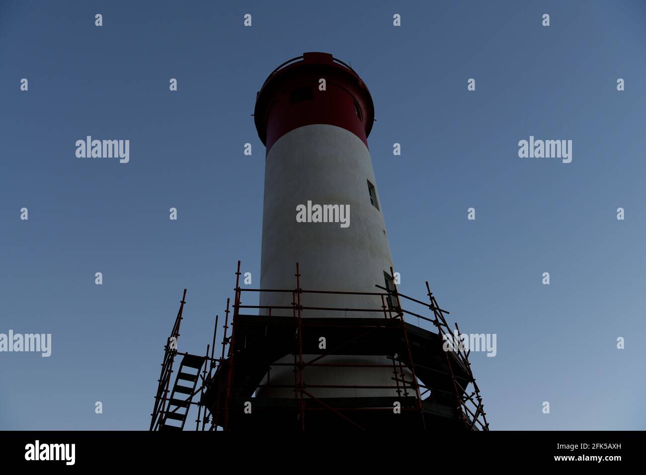Lighthouse, work in progress, building maintenance, Umhlanga Rocks ...