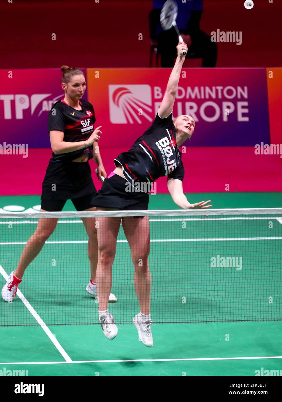 KYIV, UKRAINE - APRIL 27: Alexandra Boje of Denmark competes in her ...