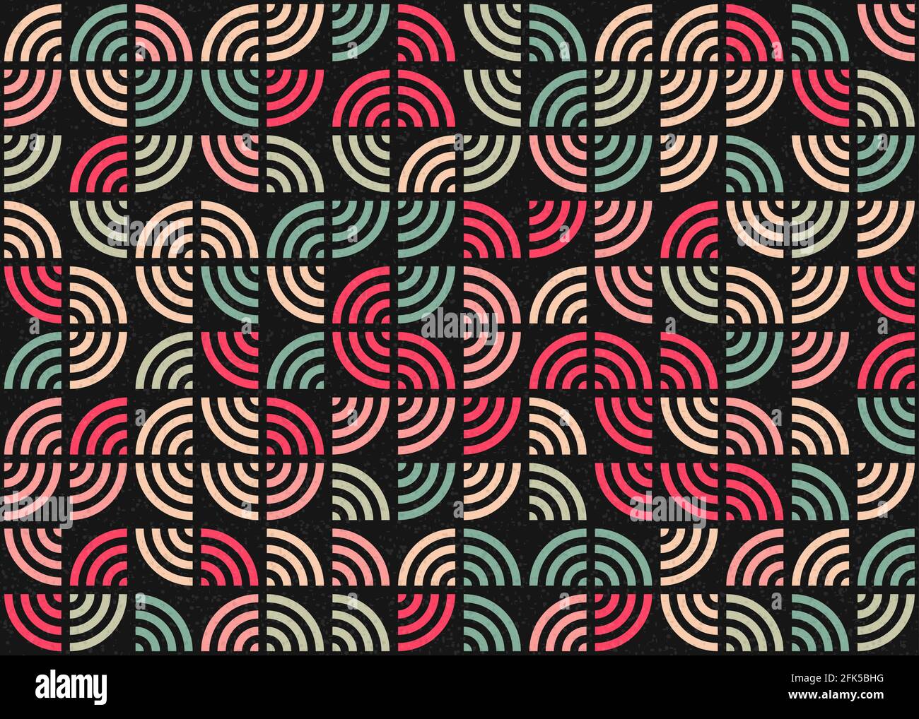Abstract Geometrical generative computational art illustration Stock ...